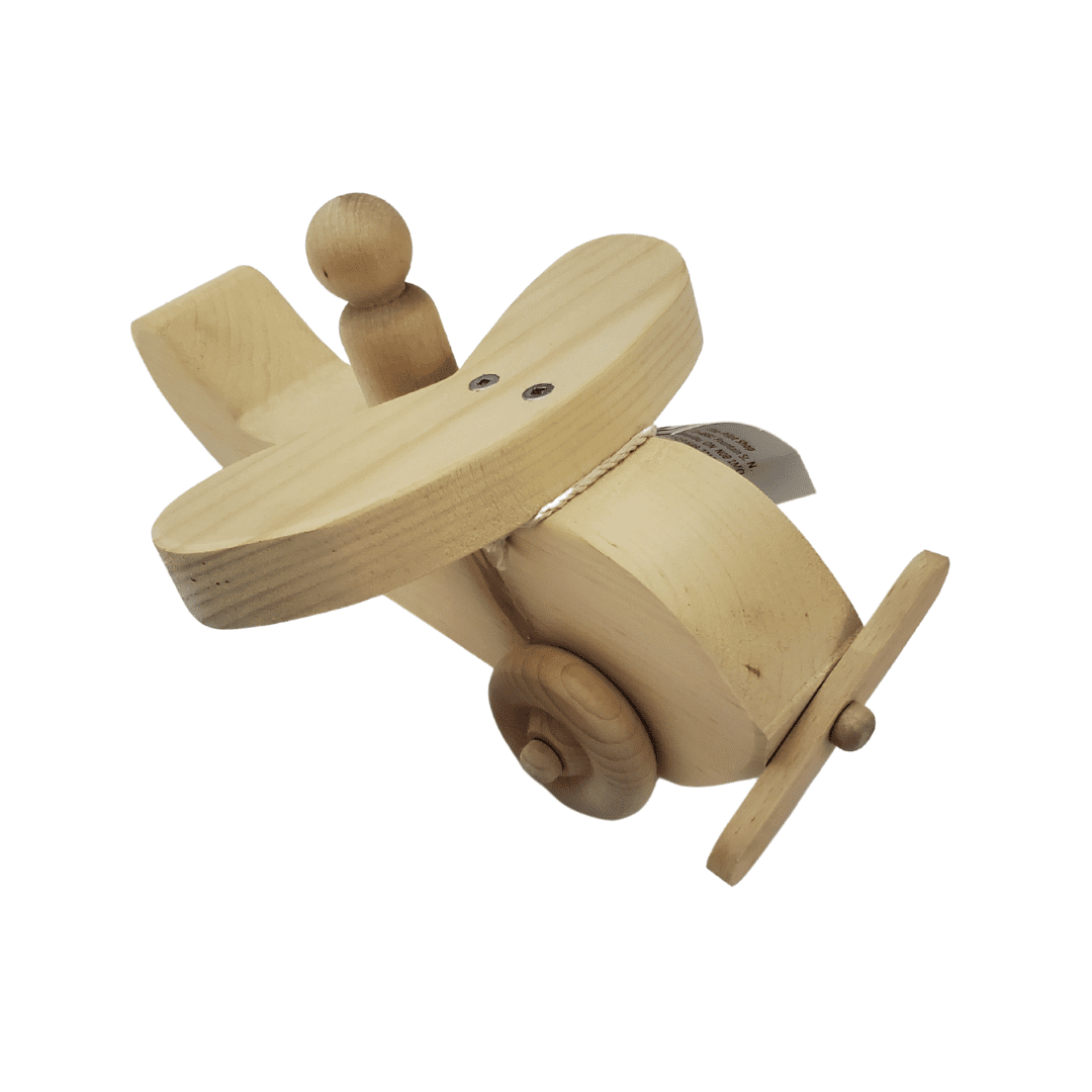 Wooden Toy Plane - Waterloo Wellington Flight Centre
